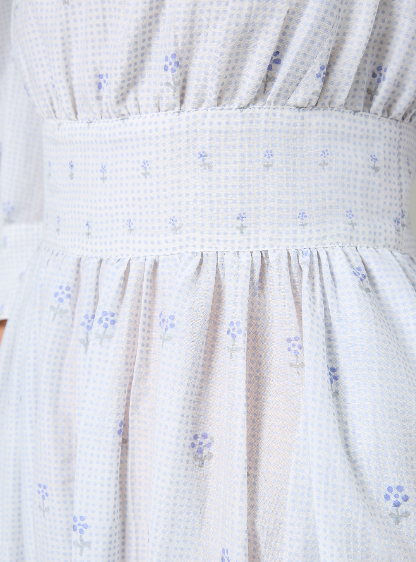 Yolande Dress - Buthi Block Print - Blue – Thierry Colson